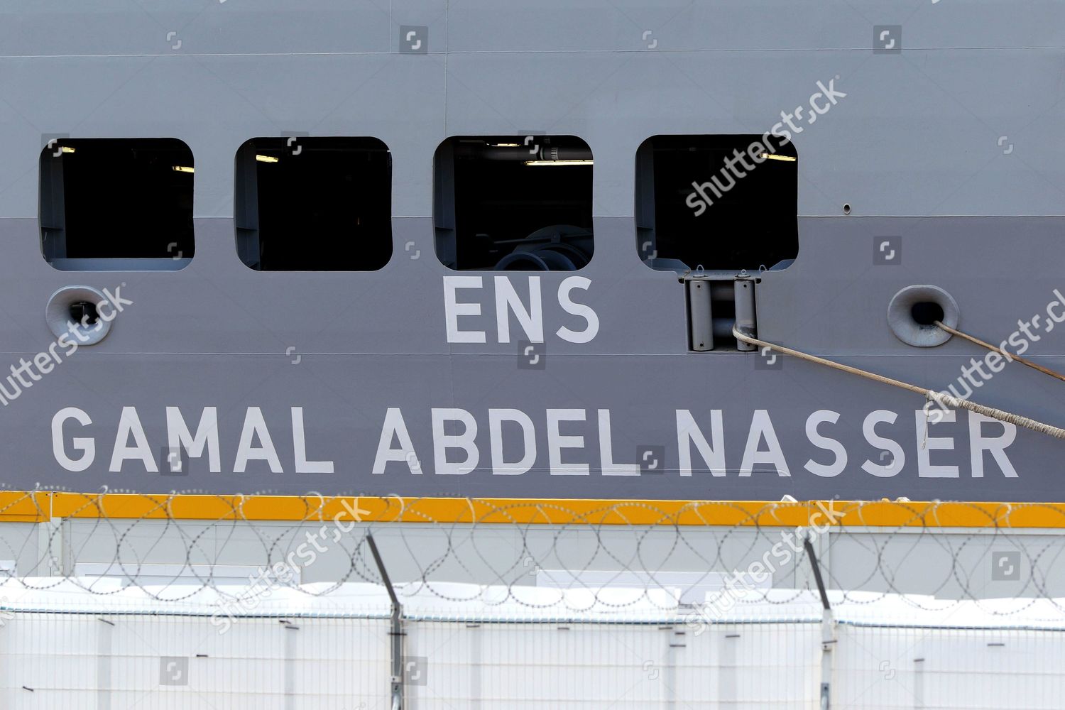 Exterior View Egyptian Mistral Amphibious Assault Editorial Stock Photo ...