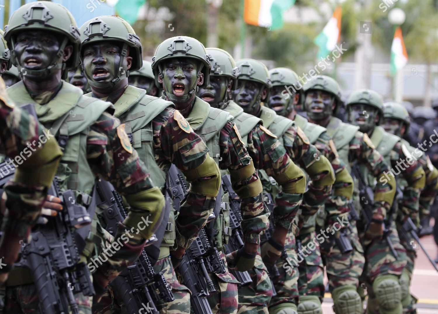Ivory Coast Soldiers Ivorian Army Special Editorial Stock Photo - Stock ...