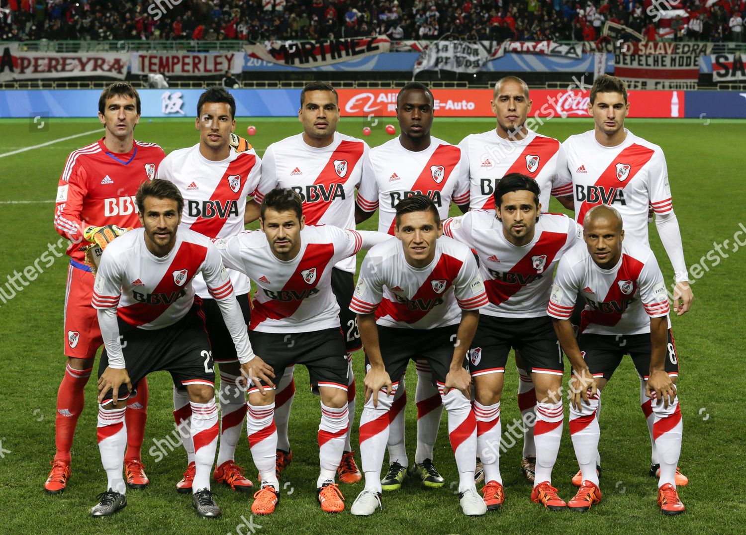 River Plates Starting Players Pose Photo Editorial Stock Photo - Stock ...