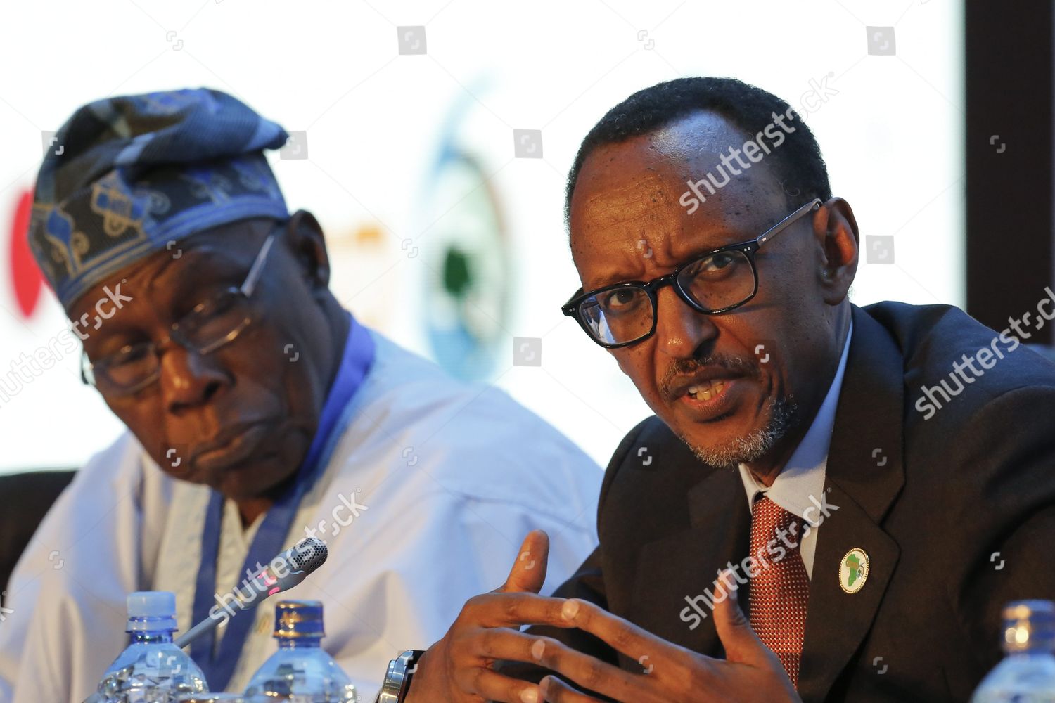 President Rwanda Paul Kagame R Speaks Editorial Stock Photo - Stock ...
