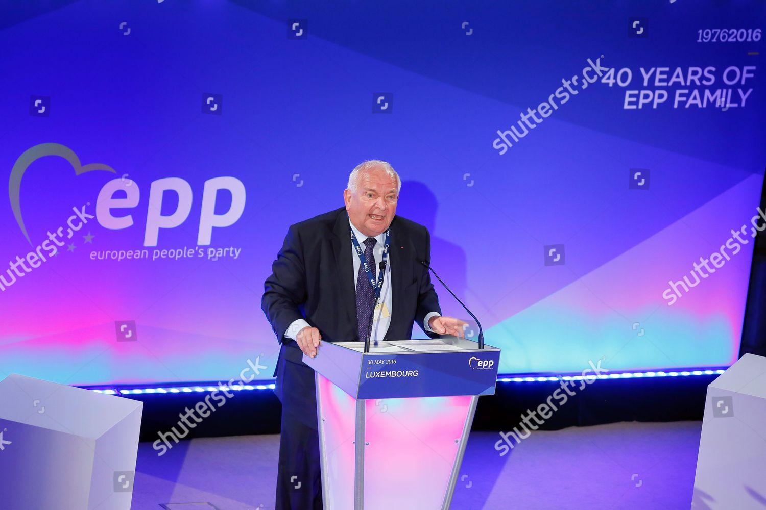Joseph Daul President Epp Delivers Speech Editorial Stock Photo - Stock ...
