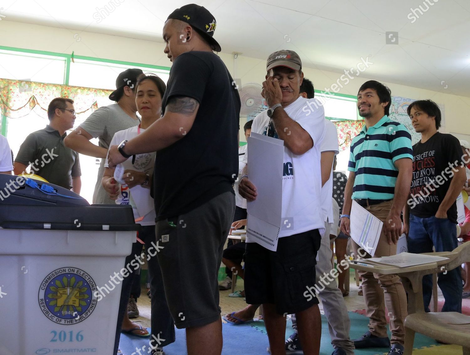 Filipino Boxing Champion Senate Candidate Emmanuel Editorial Stock ...
