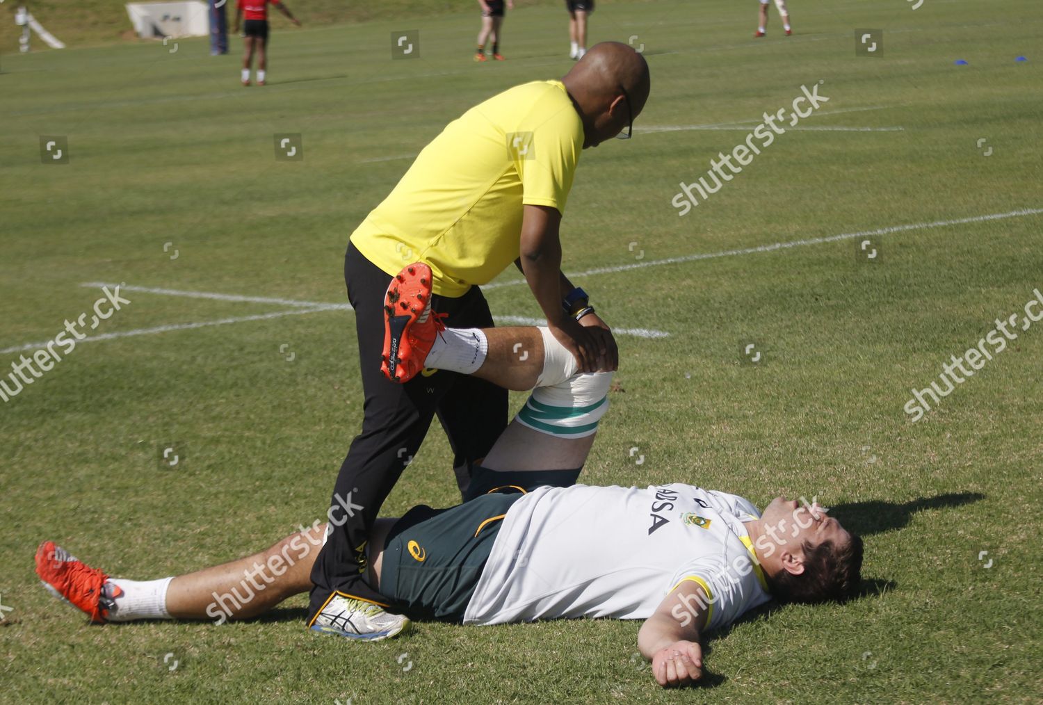 Springbok Player Willem Alberts Receives Treatment Editorial Stock ...