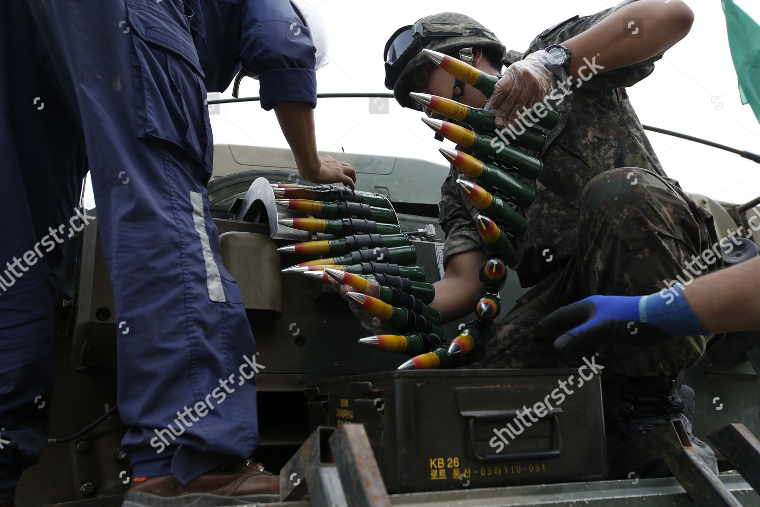 South Korean Soldiers Prepare K21 Main Editorial Stock Photo - Stock Image | Shutterstock