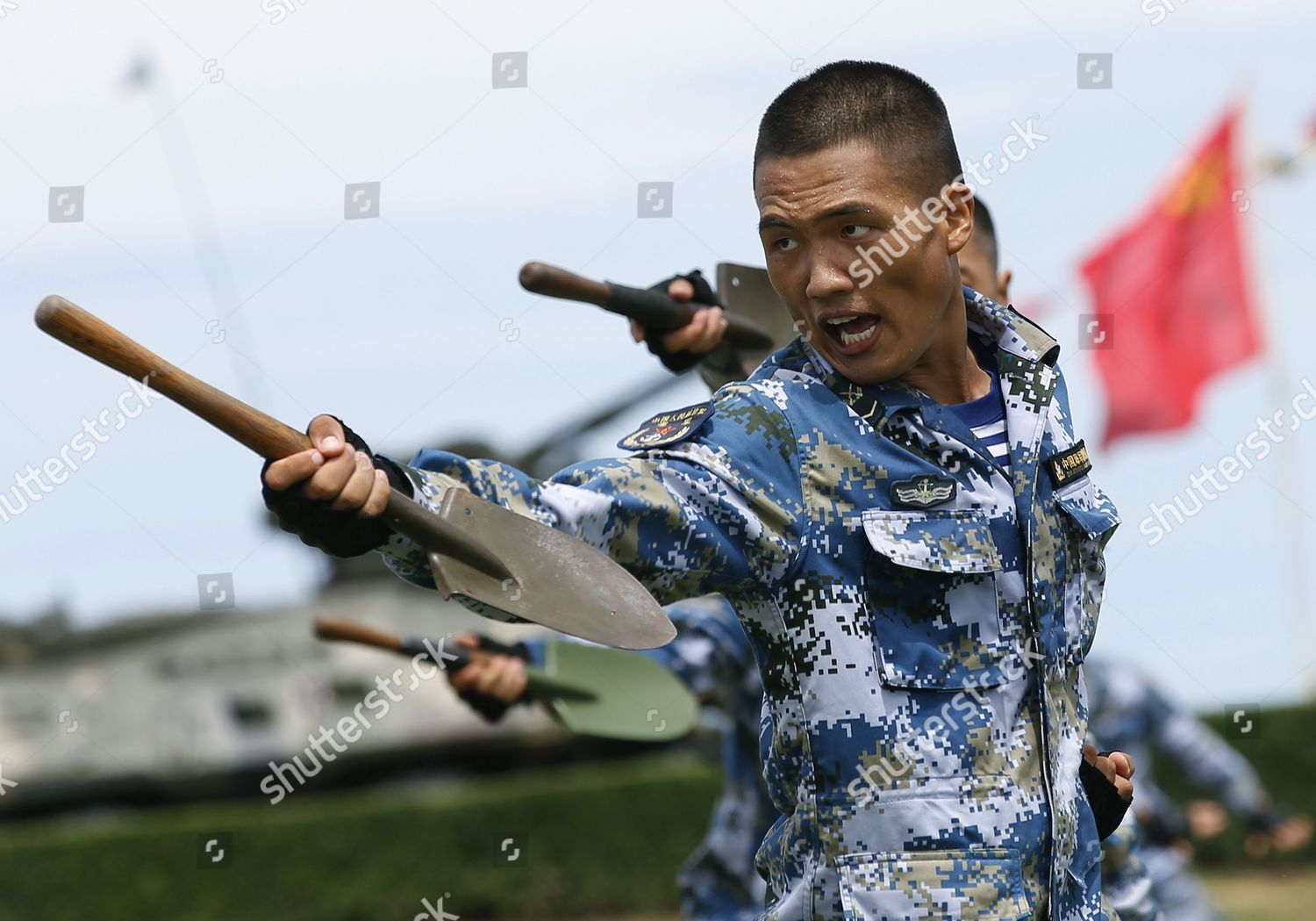 Chinese Marine Corps Perform During Opening Editorial Stock Photo ...