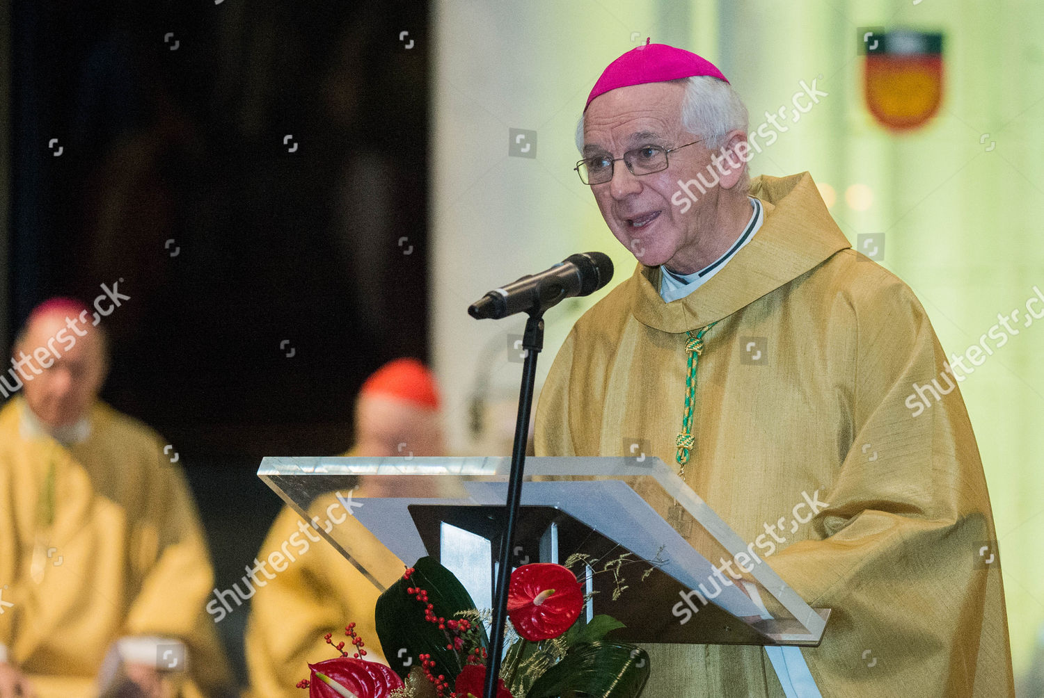 Bishop Jozef De Kesel During Eucharist Editorial Stock Photo - Stock ...