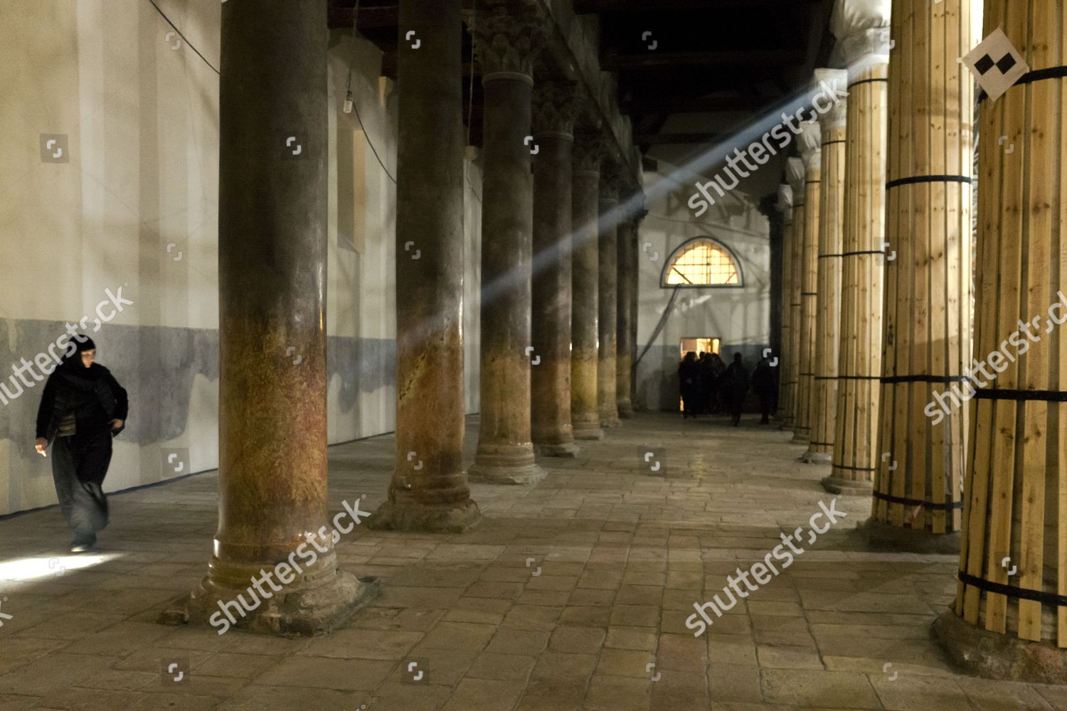 Christian Nun Walks Into Pool Light Editorial Stock Photo - Stock Image ...