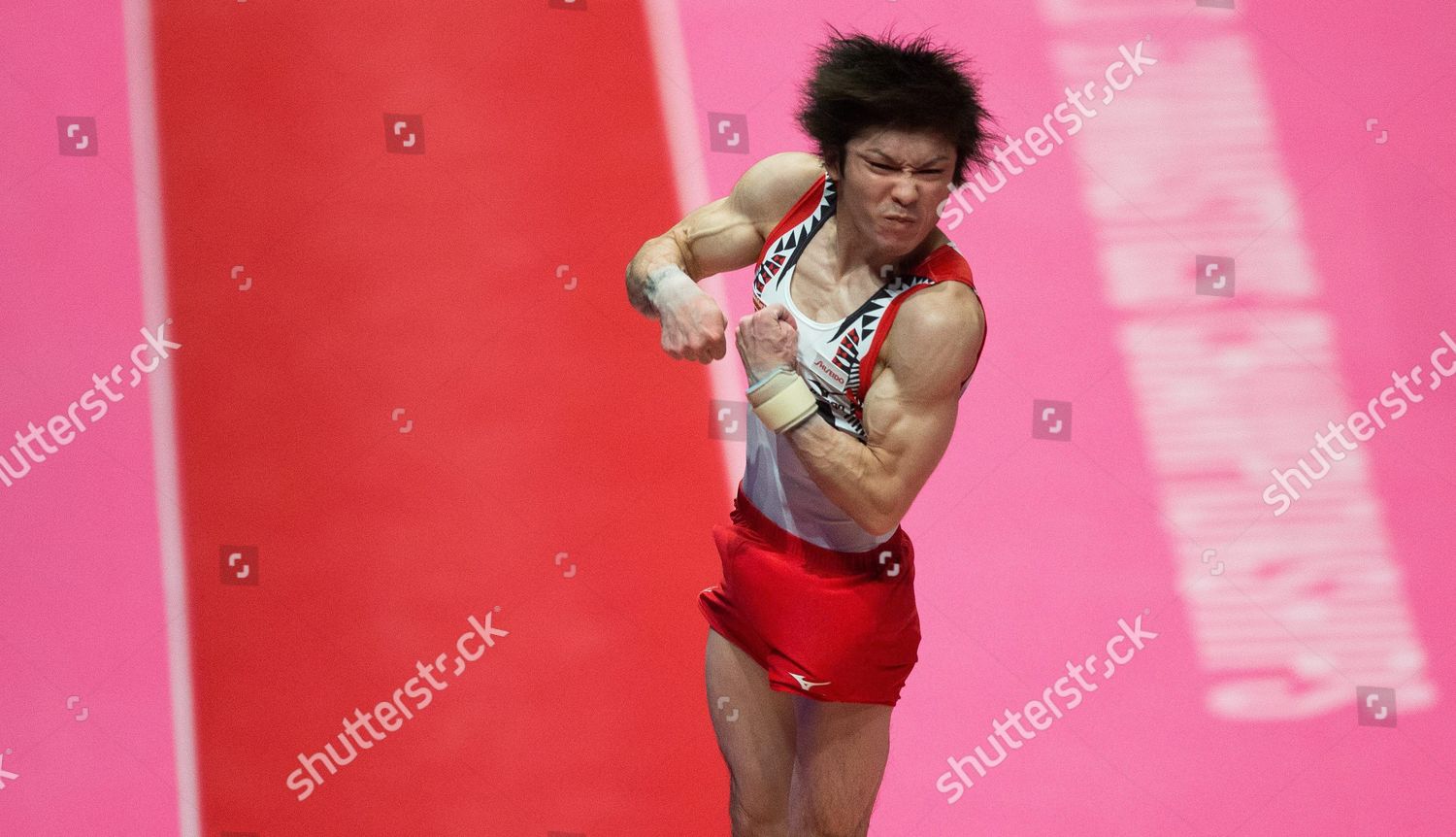 Uchimura Kohei Japan Performs On Vault Editorial Stock Photo - Stock ...