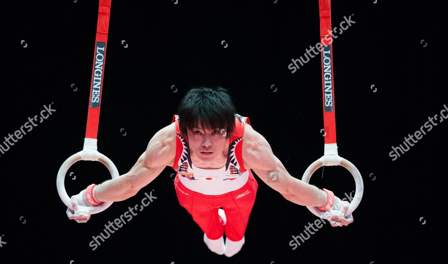 Uchimura Kohei Japan Performs On Rings Editorial Stock Photo - Stock ...