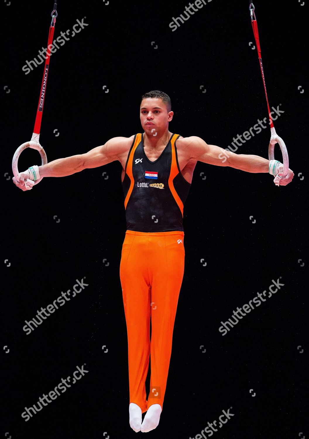 Jeffrey Wammes Netherlands Performs On Rings Editorial Stock Photo ...