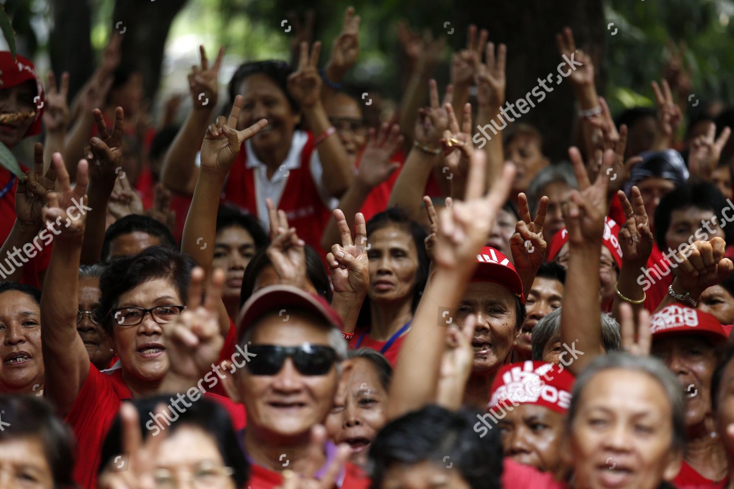 Filipino Supporters Late Strongman Ferdinand Marcos Editorial Stock ...