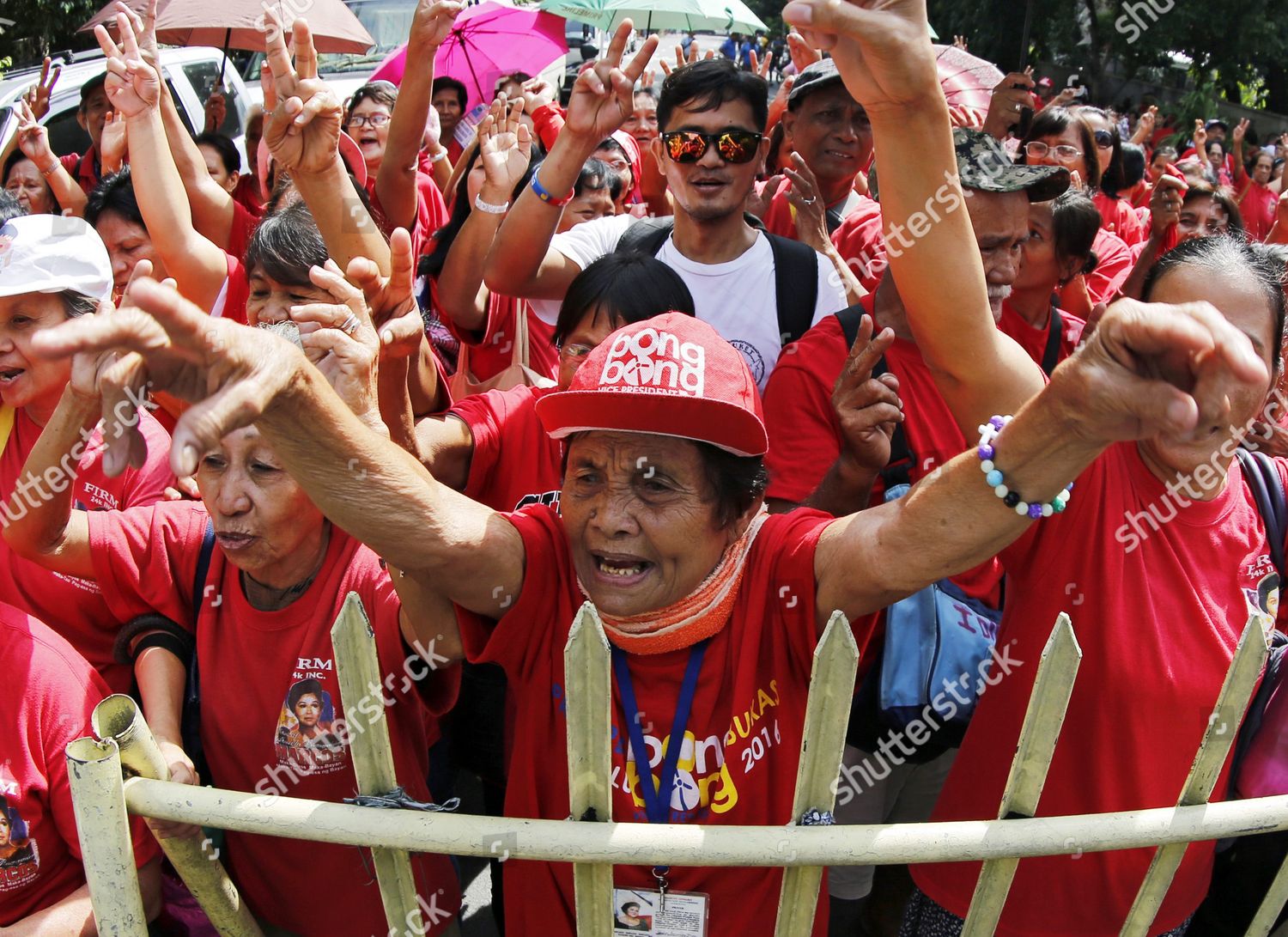 Supporters Late Filipino Dictator Ferdinand Marcos Editorial Stock ...