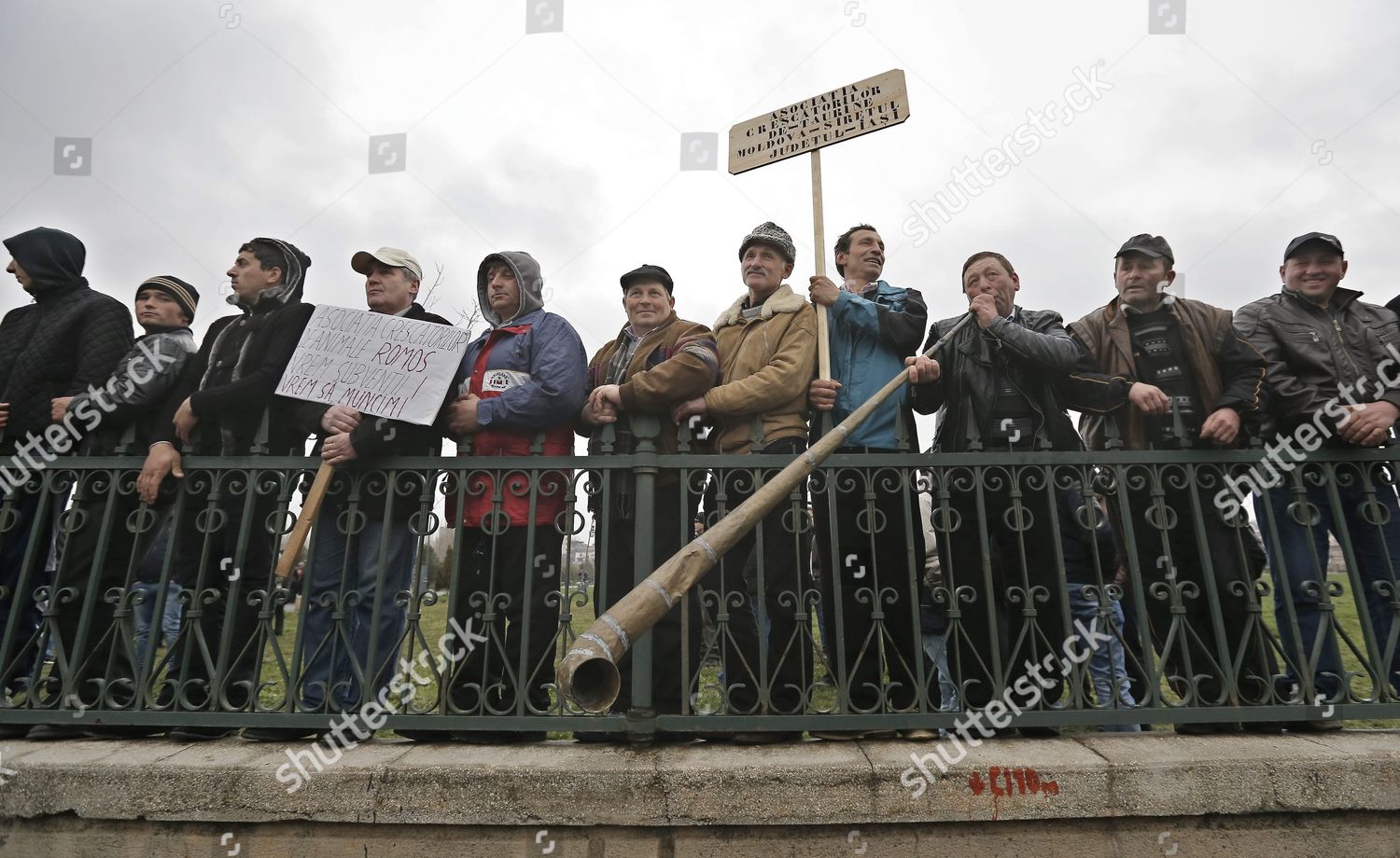 Romanian Shepherd Performs Short Traditional Song Editorial Stock Photo ...