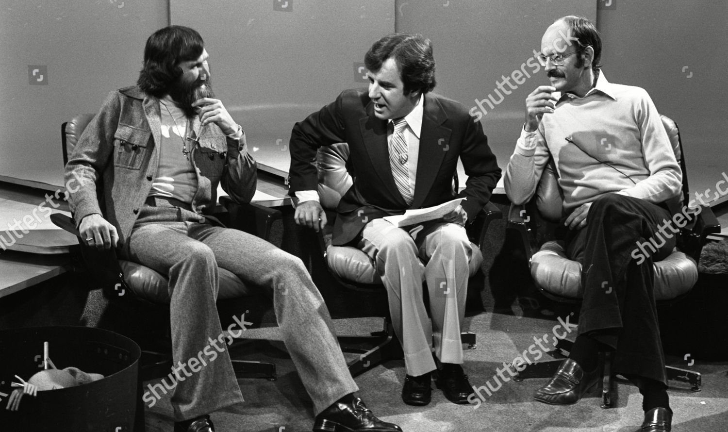 Tv Host Russell Harty Chats Jim Editorial Stock Photo - Stock Image ...