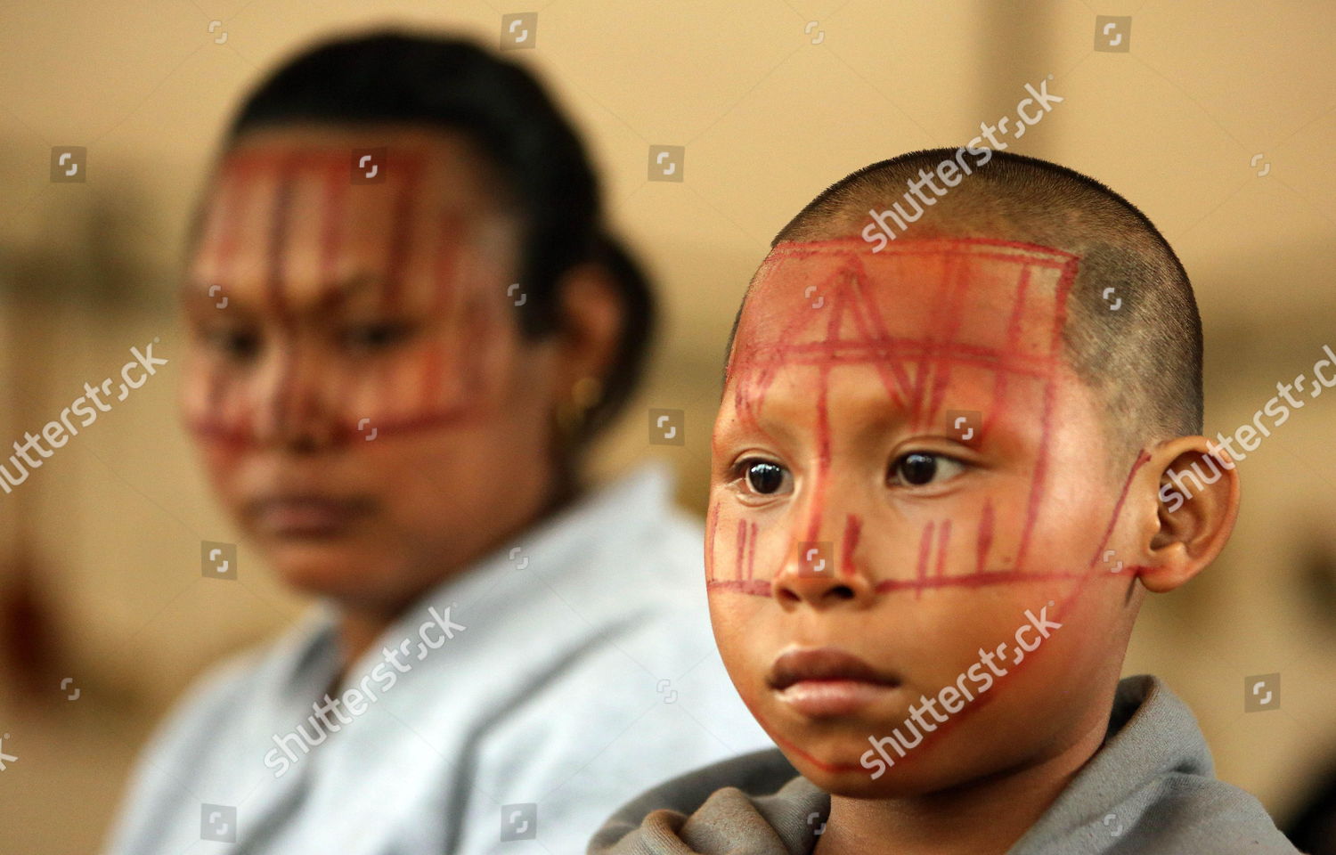 Woman Child Indigenous Nukak People Participate Editorial Stock Photo ...