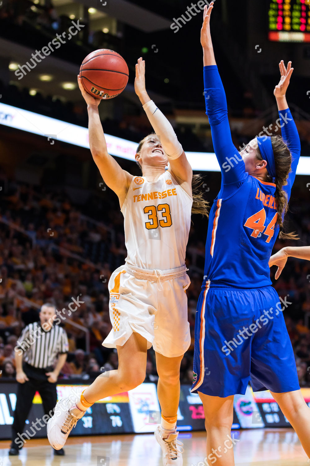 Alexa Middleton 33 Tennessee Lady Volunteers Editorial Stock Photo ...