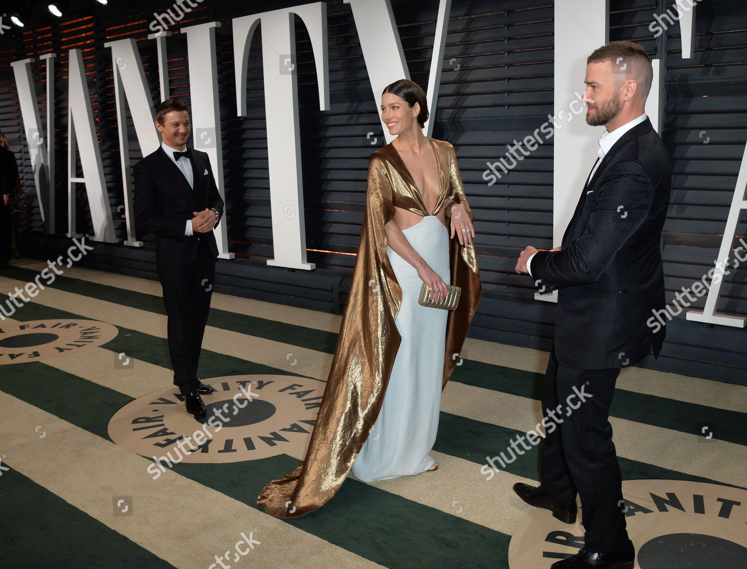 Jeremy Renner Jessica Biel Justin Timberlake Editorial Stock Photo ...