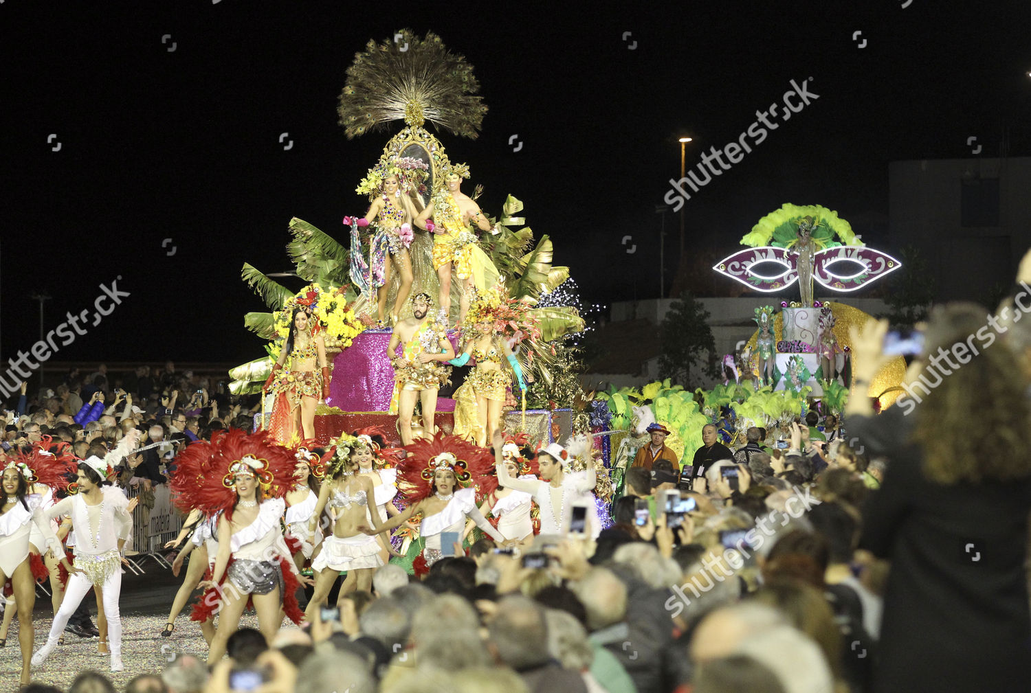 Performers Parade During Traditional Carnival Festivities Editorial ...