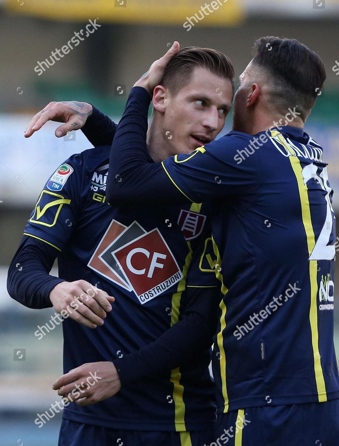 Chievos Valter Birsa L Jubilates His Editorial Stock Photo - Stock ...