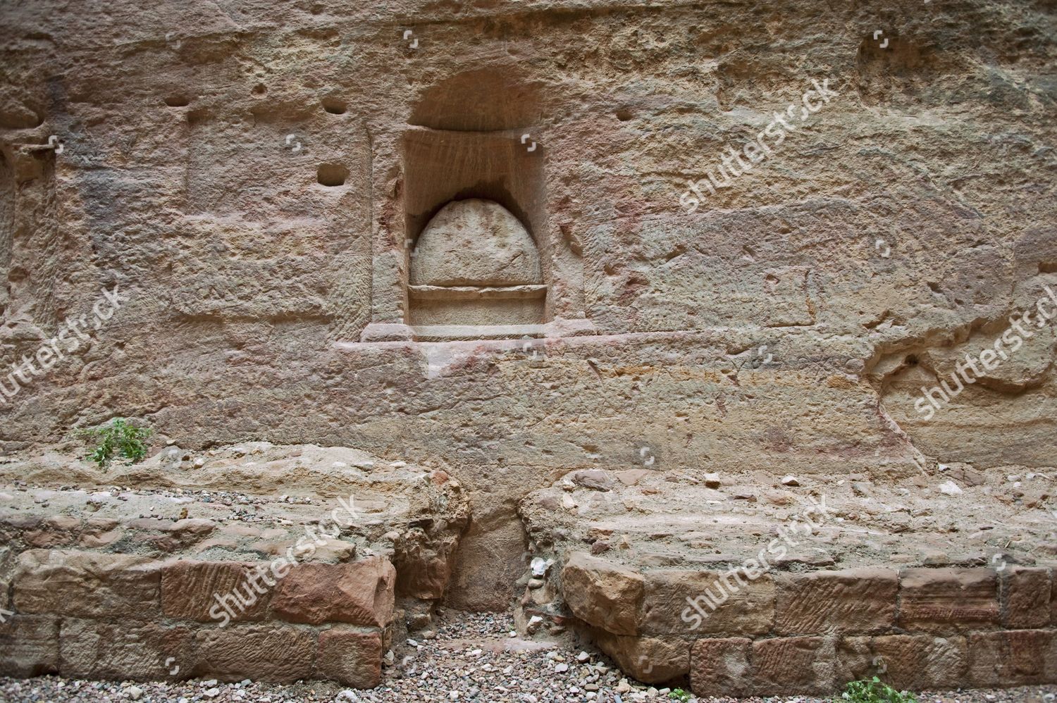 Niche Siq Ovoid Representation God Dushara Editorial Stock Photo ...