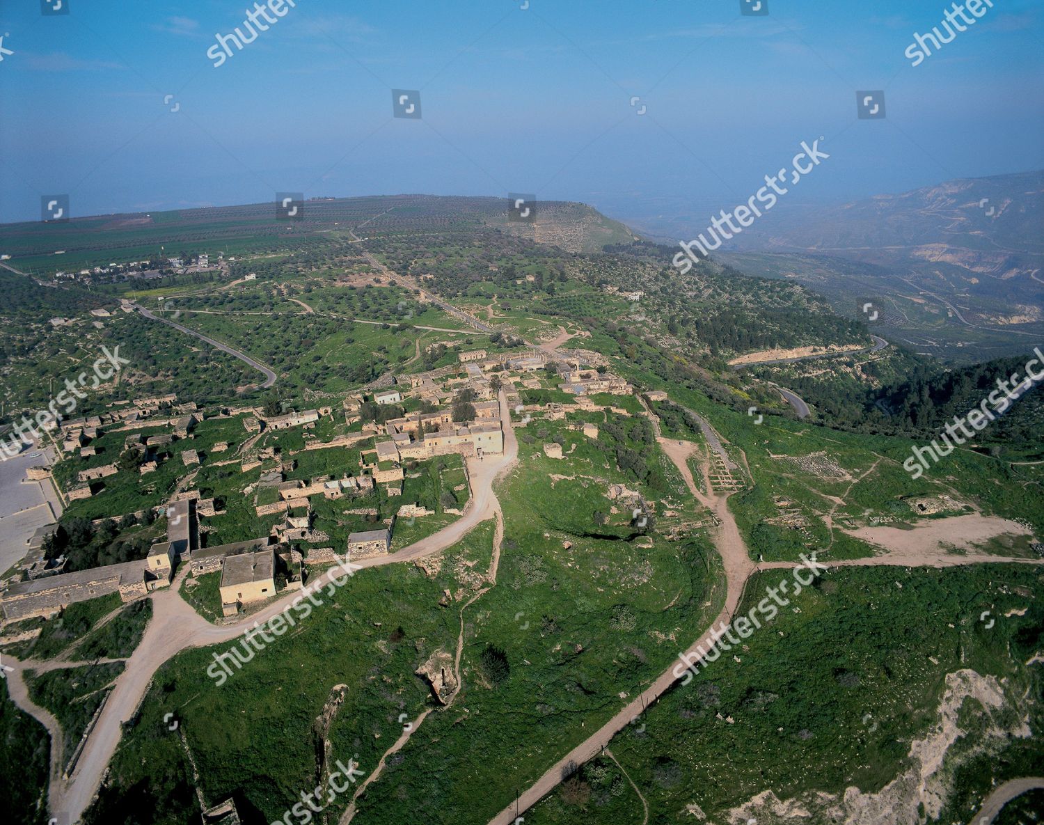 Ancient Gadara Overlooks Sea Galilee Lake Editorial Stock Photo - Stock ...