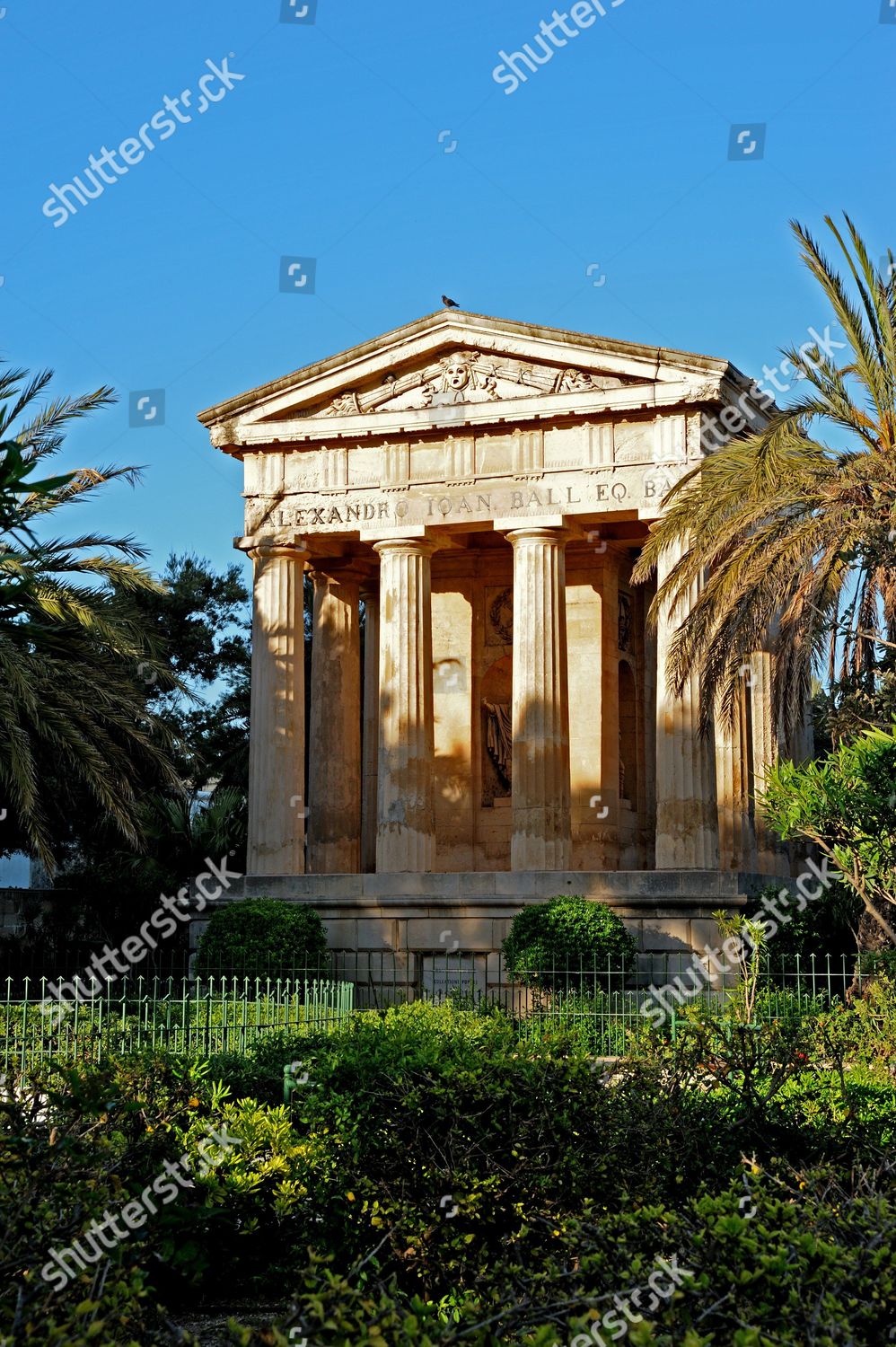 Monument Admiral Sir Alexander Ball Governor Editorial Stock Photo ...