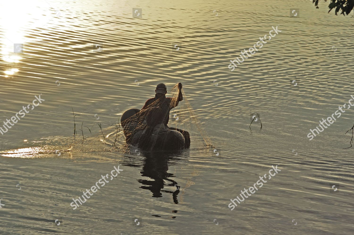 Anuradhapura Tissa Wewa Huge Tank Water Editorial Stock Photo - Stock ...