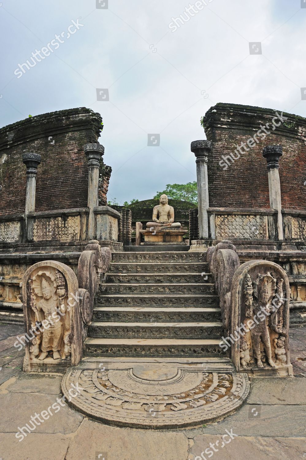 Polonnaruwa Sacred Quadrangle Vatadage Circular Relic Editorial Stock ...