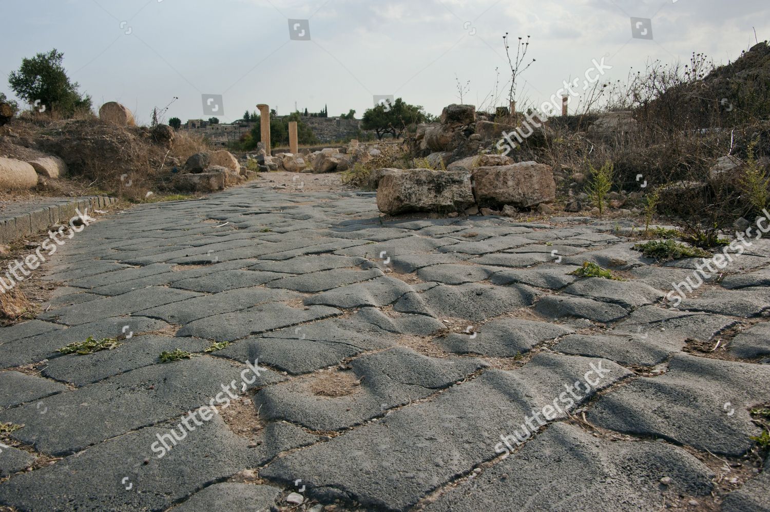 Umm Qays Ancient Gadara Decapolis Roman Editorial Stock Photo - Stock ...