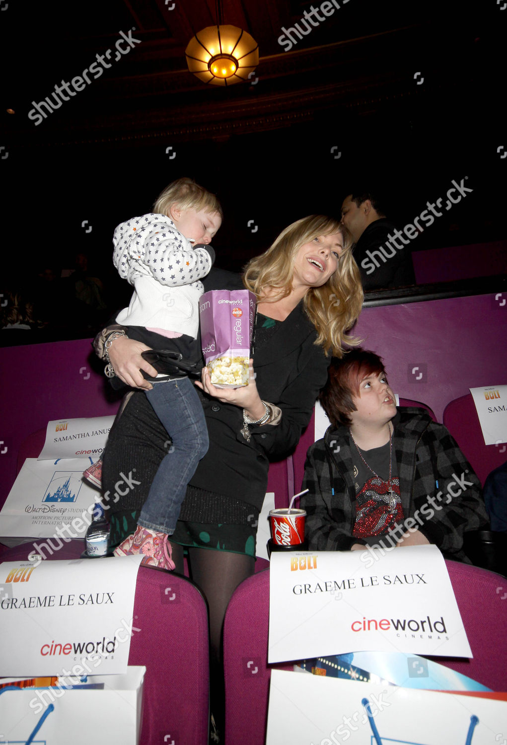 Samantha Janus Mark Womack Family Editorial Stock Photo - Stock Image ...