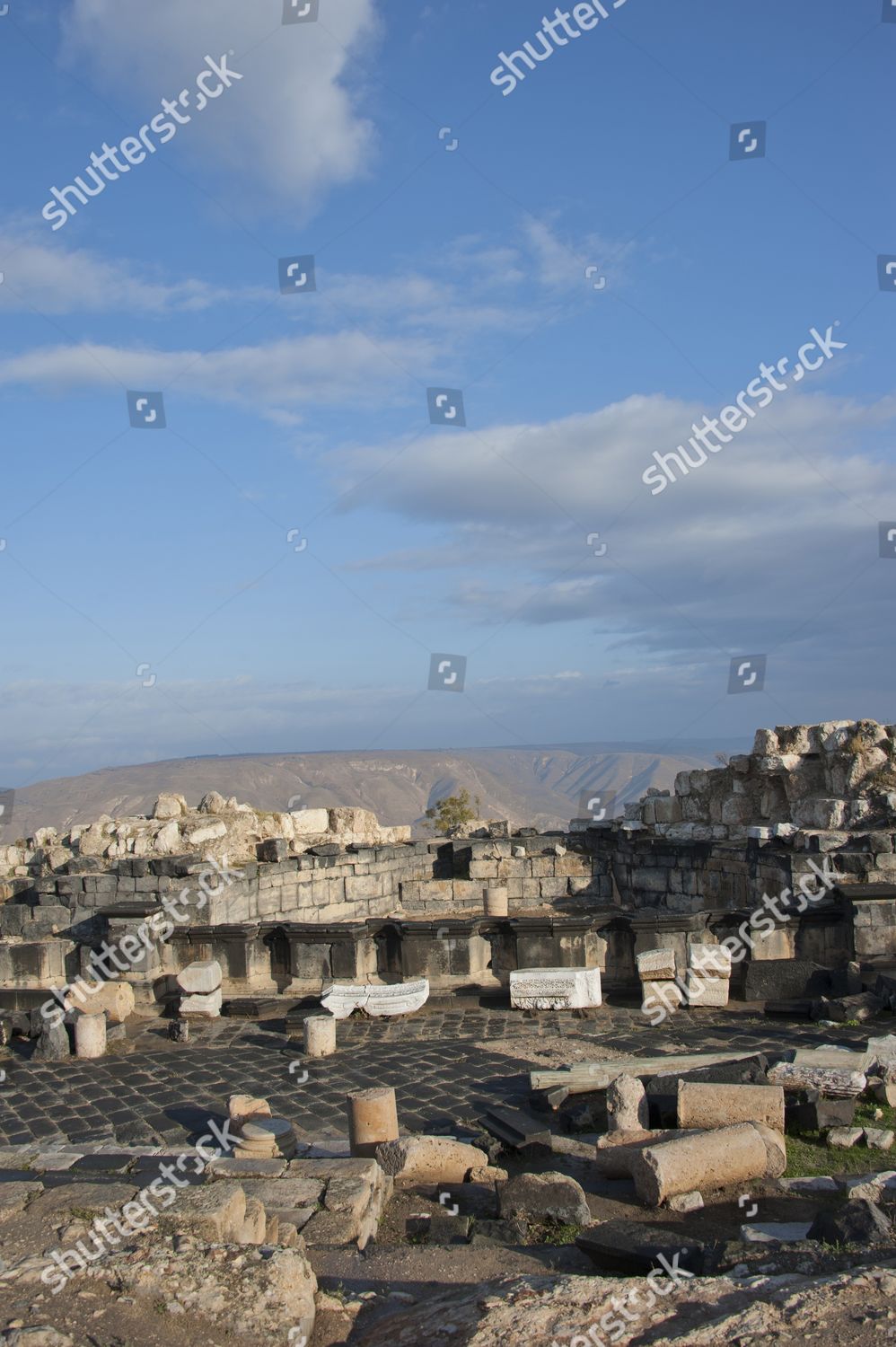 Umm Qays Ancient Gadara Decapolis Roman Editorial Stock Photo - Stock ...