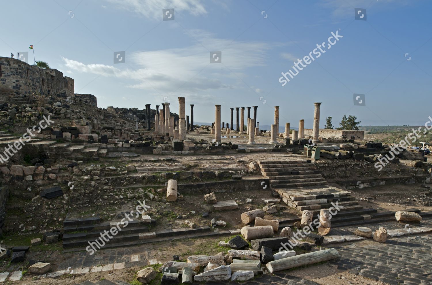 Umm Qays Ancient Gadara Decapolis Steps Editorial Stock Photo - Stock ...