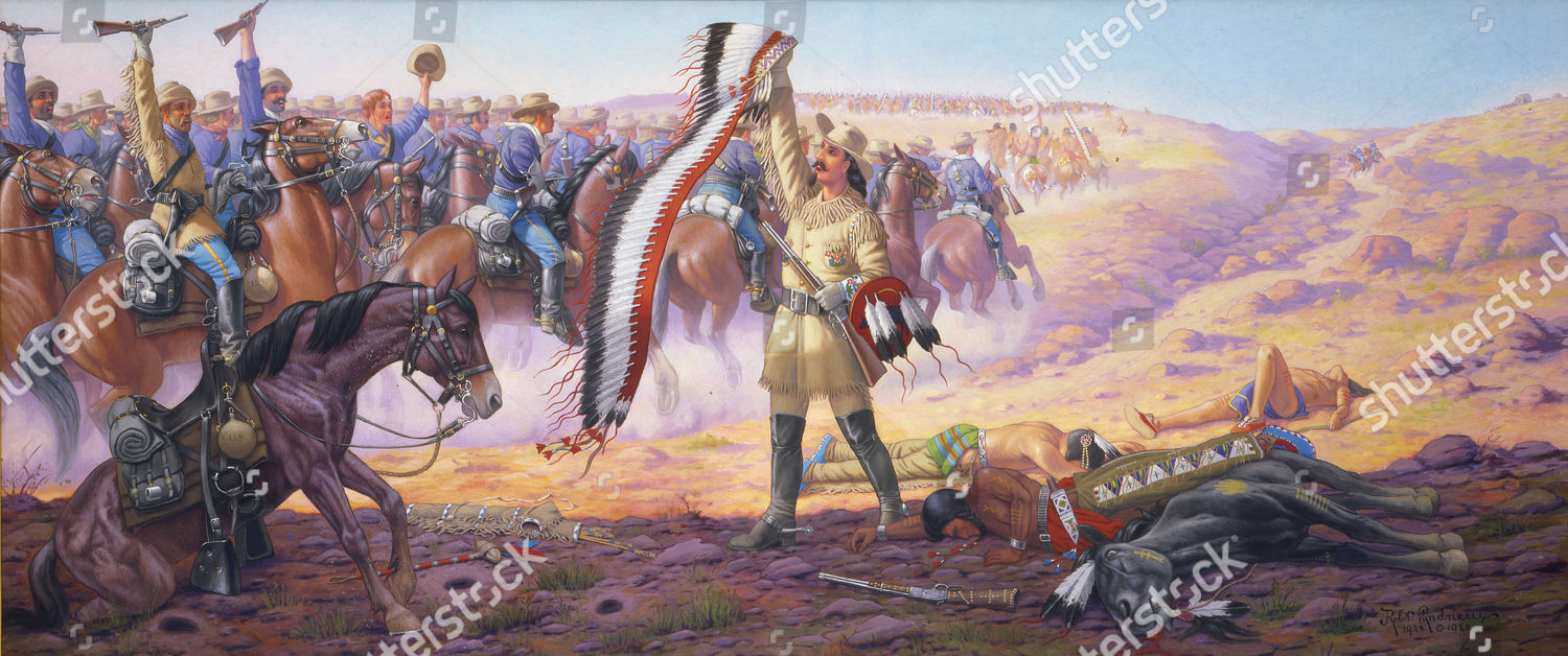 First Scalp Custer Buffalo Bill Colonel Editorial Stock Photo - Stock ...