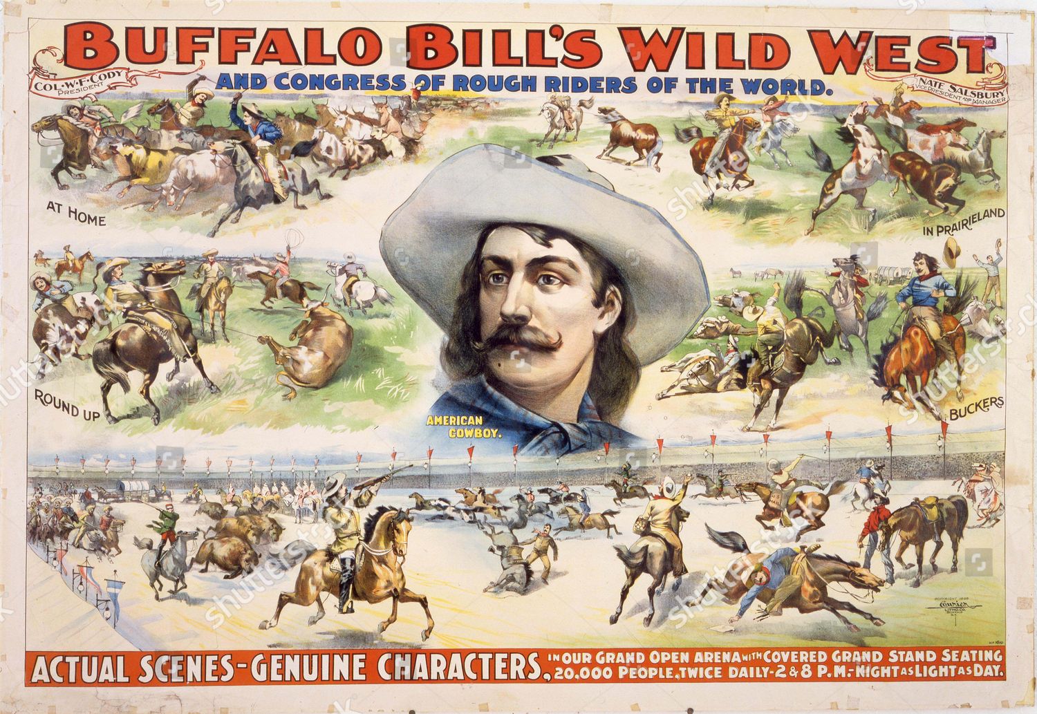 Buffalo Bills Colonel William F Cody Editorial Stock Photo - Stock ...