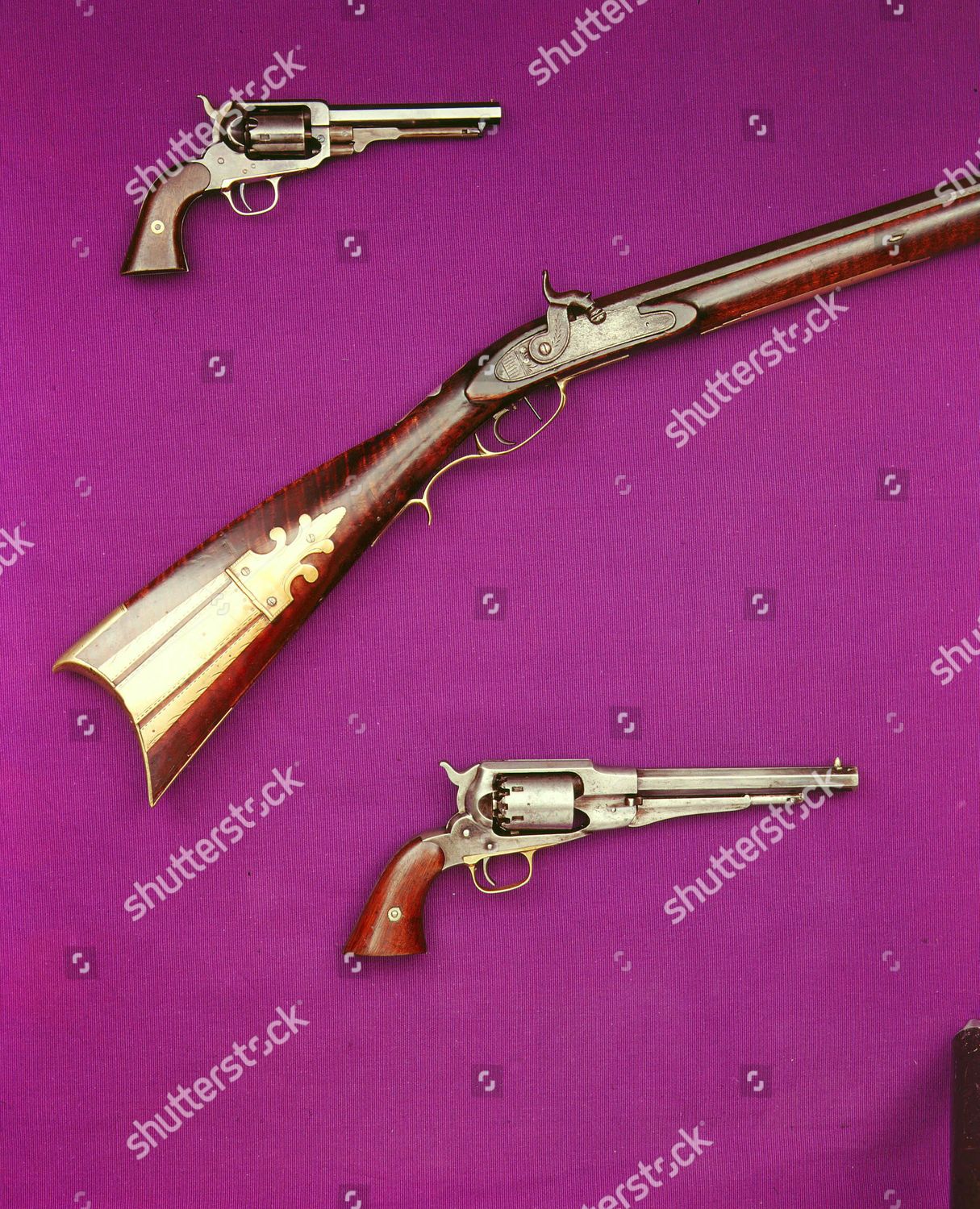 Eli Whitney 1st Model Navy Revolver Editorial Stock Photo - Stock Image ...