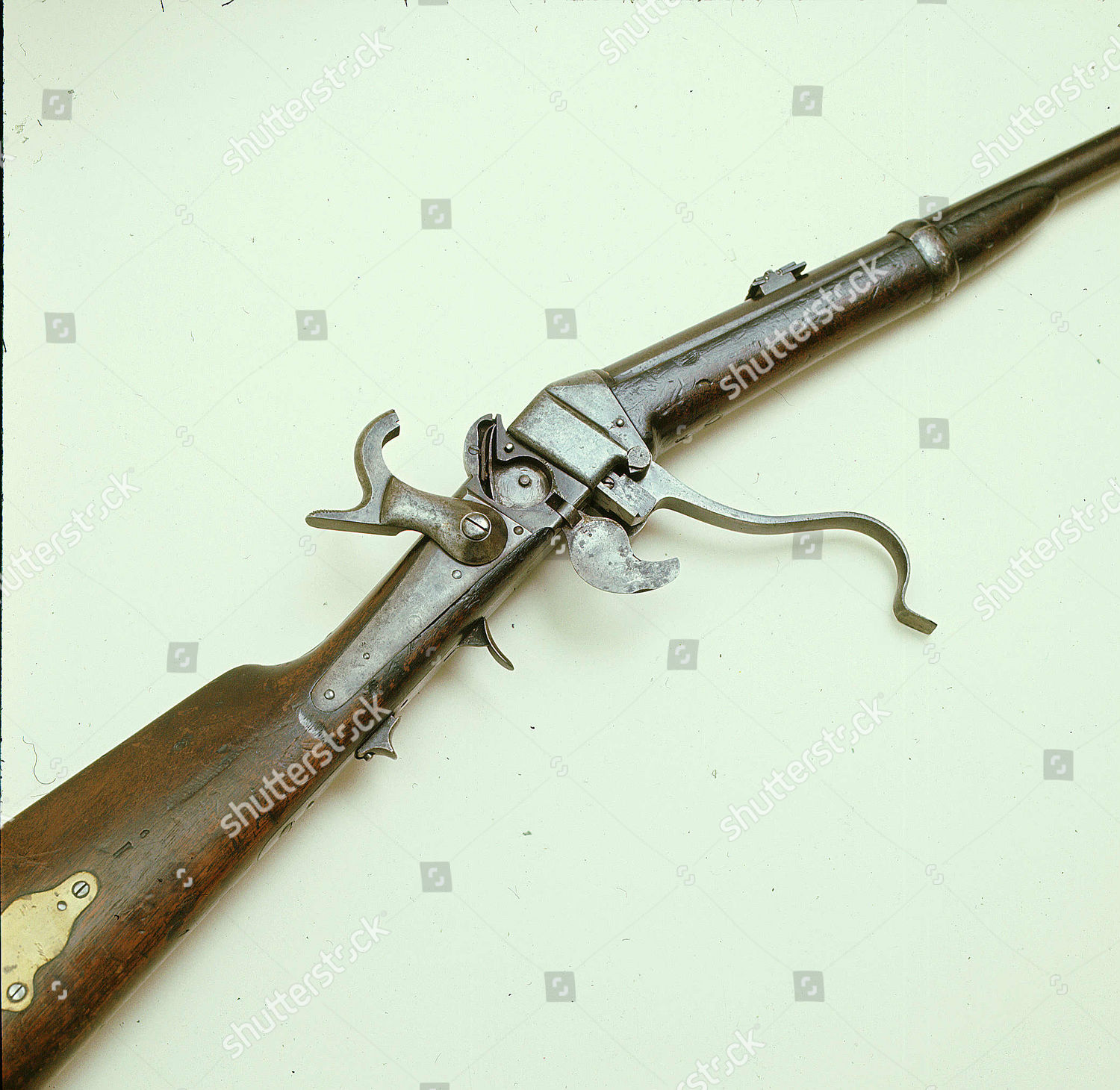 Spencer Lever Breechloading Rifle Maynard Tape Editorial Stock Photo ...