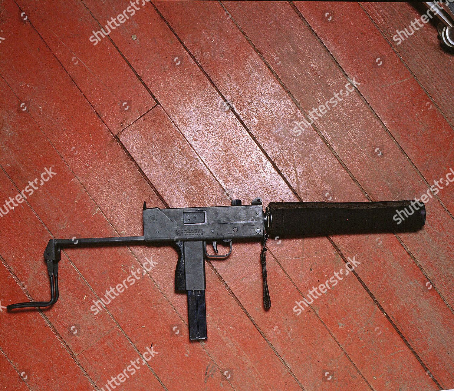 Ingram Mac10 Silenced Submachine Gun Editorial Stock Photo - Stock ...