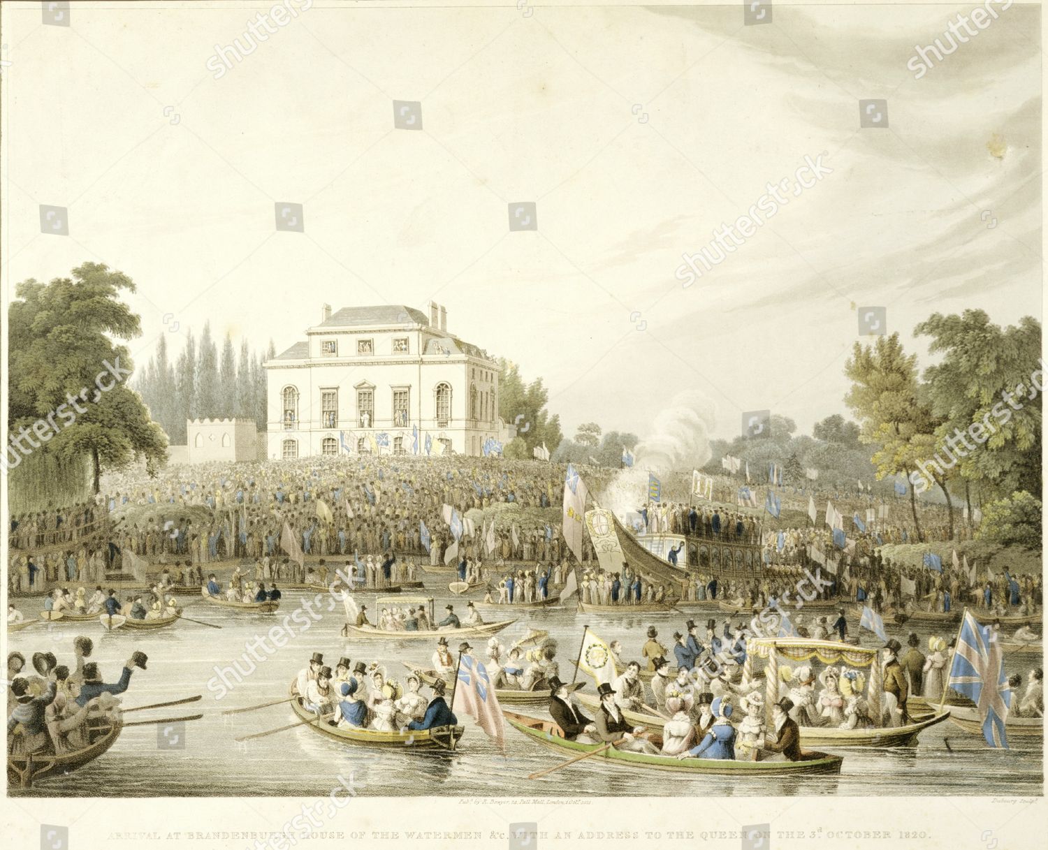 Arrival Brandenburgh House Home Queen Caroline Editorial Stock Photo ...