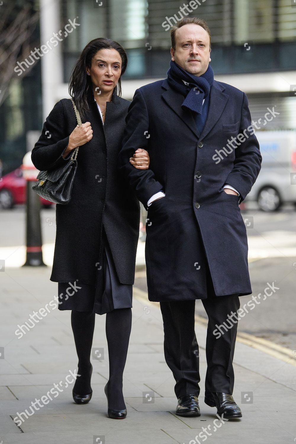 Emma Mark Holyoake Arrive Royal Courts Editorial Stock Photo - Stock ...
