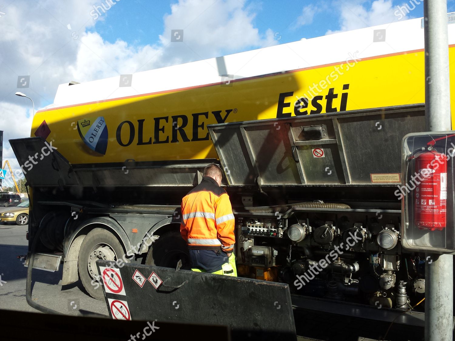 Estonian Olerex Tanker Delivers Fuel Petrol Editorial Stock Photo ...