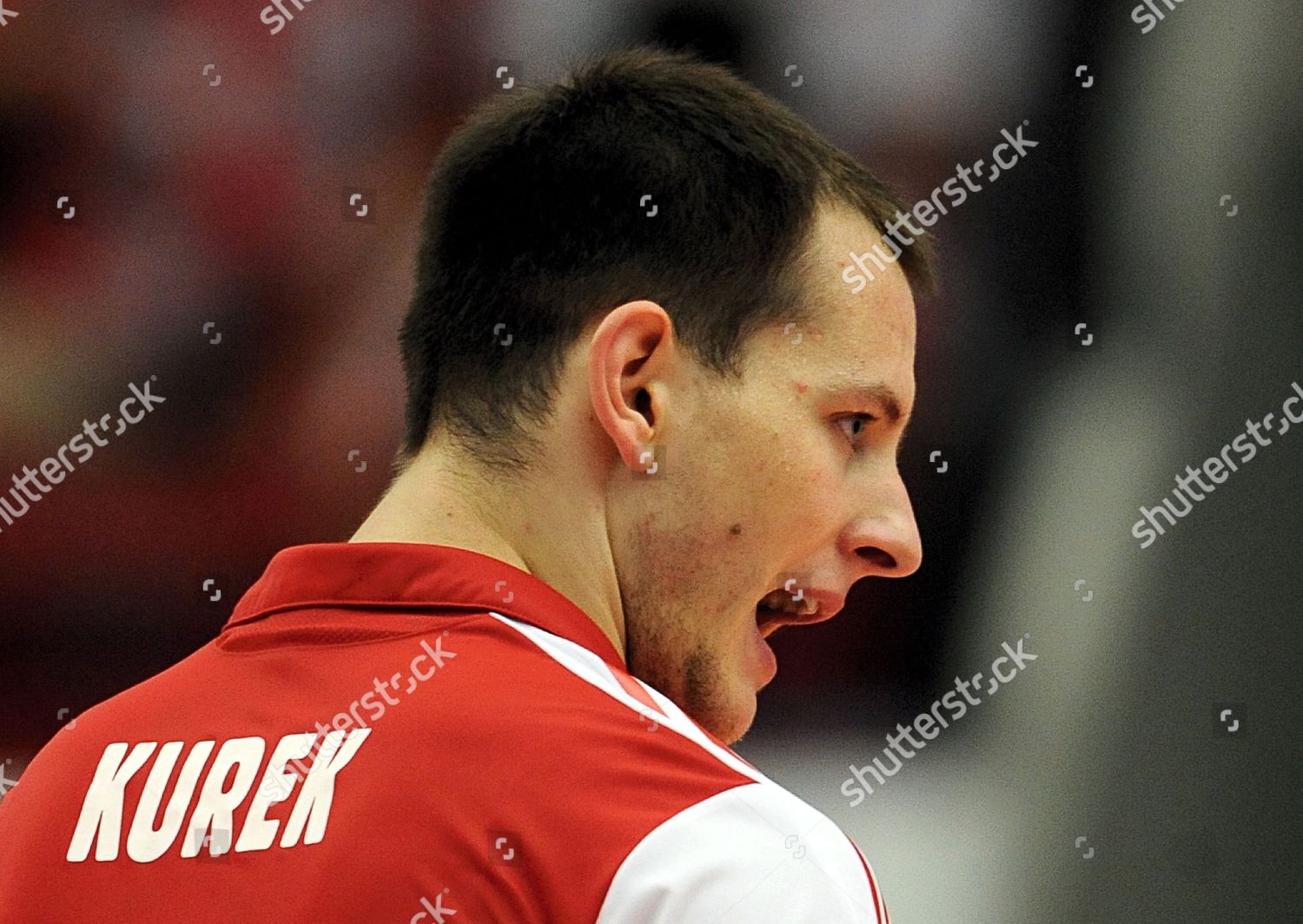 Bartosz Kurek Poland Reacts During European Editorial Stock Photo ...