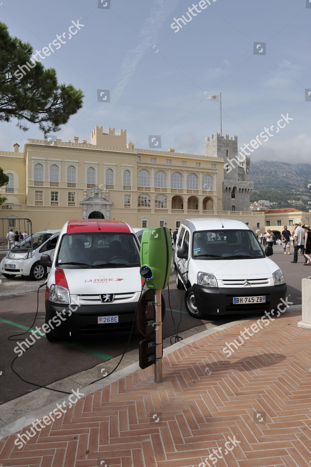 Monaco Electric Car Station During Launch Editorial Stock Photo - Stock ...