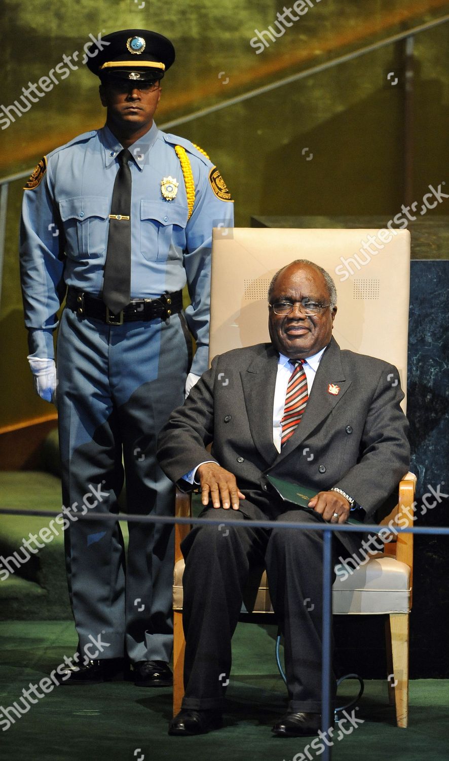 Hifikepunye Pohamba President Republic Namibia Waits Editorial Stock ...