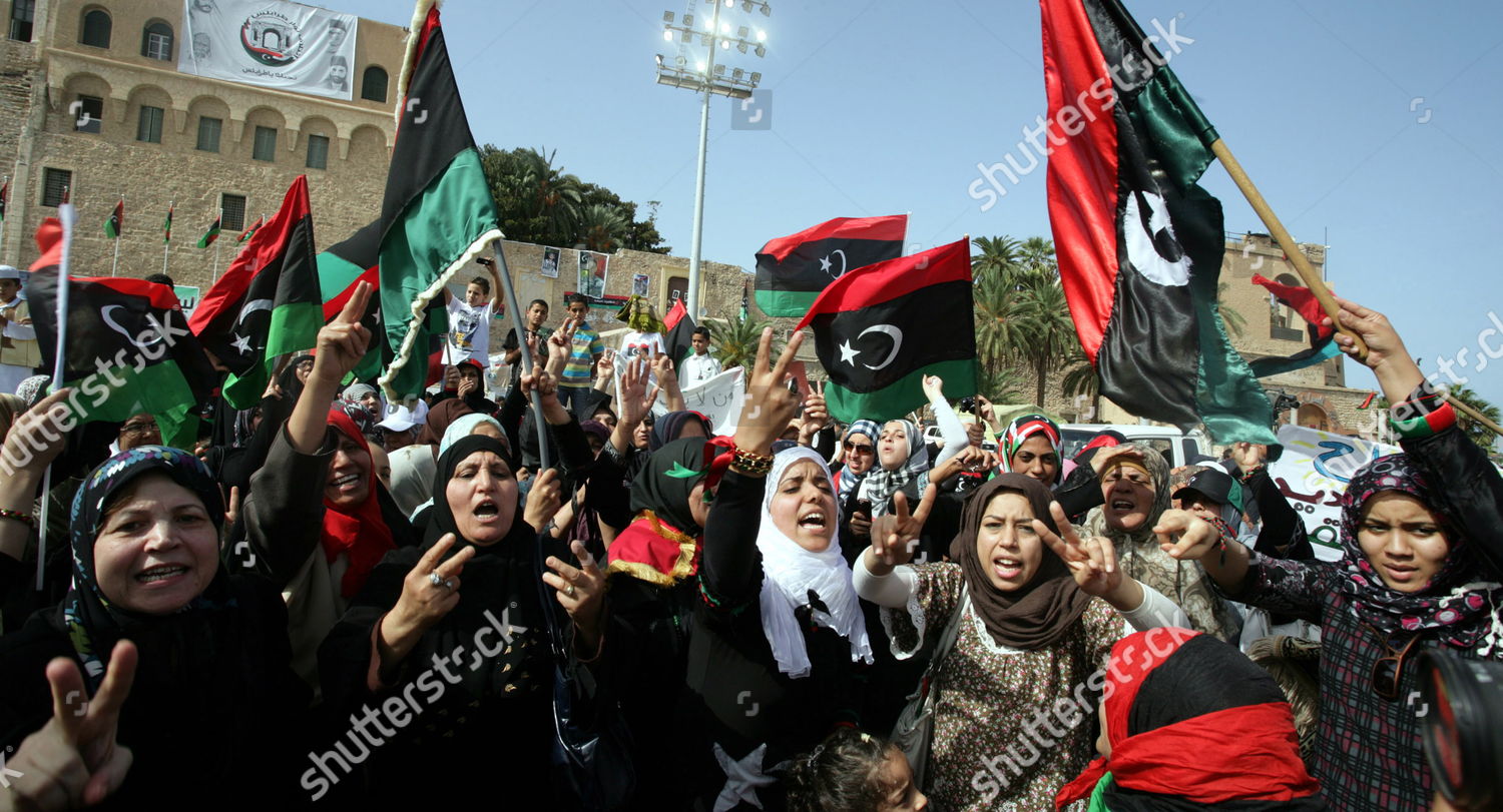 Libyan People Celebrate Fall Sirte Death Editorial Stock Photo - Stock ...