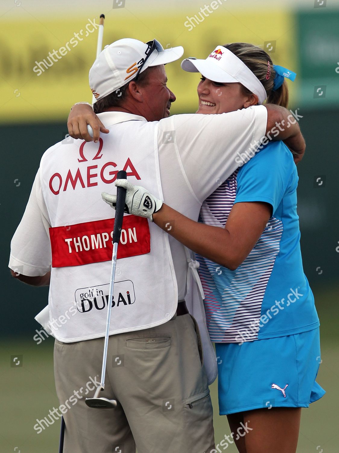 Us Golfer Alexis Thompson Hugs Her Editorial Stock Photo - Stock Image ...
