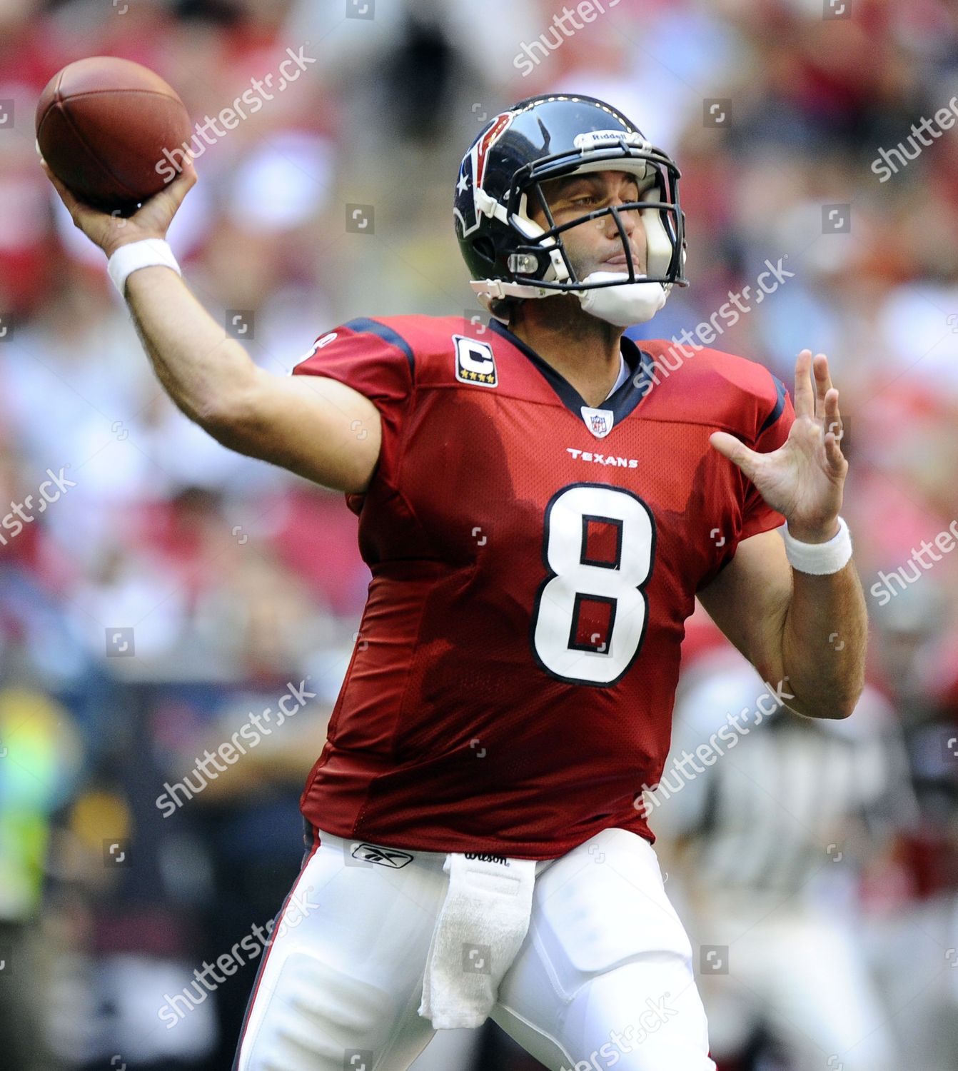 Houston Texans Quarterback Matt Schaub Looks Editorial Stock Photo ...