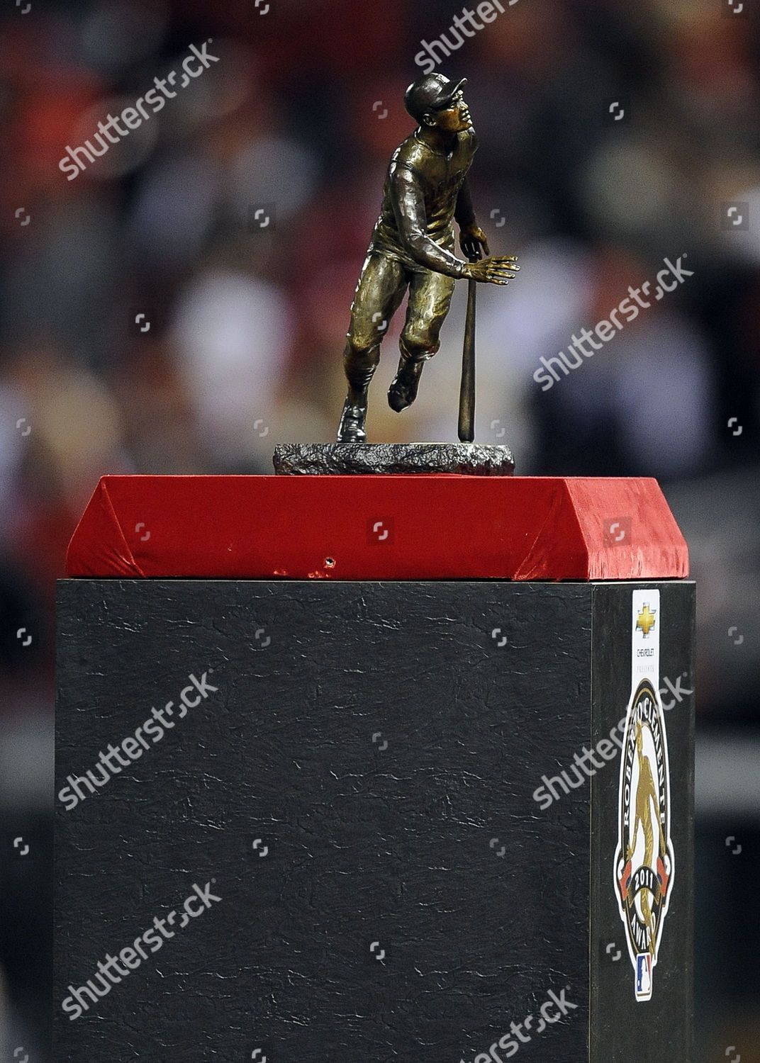 Roberto Clemente Award Trophy Sits On Editorial Stock Photo - Stock ...