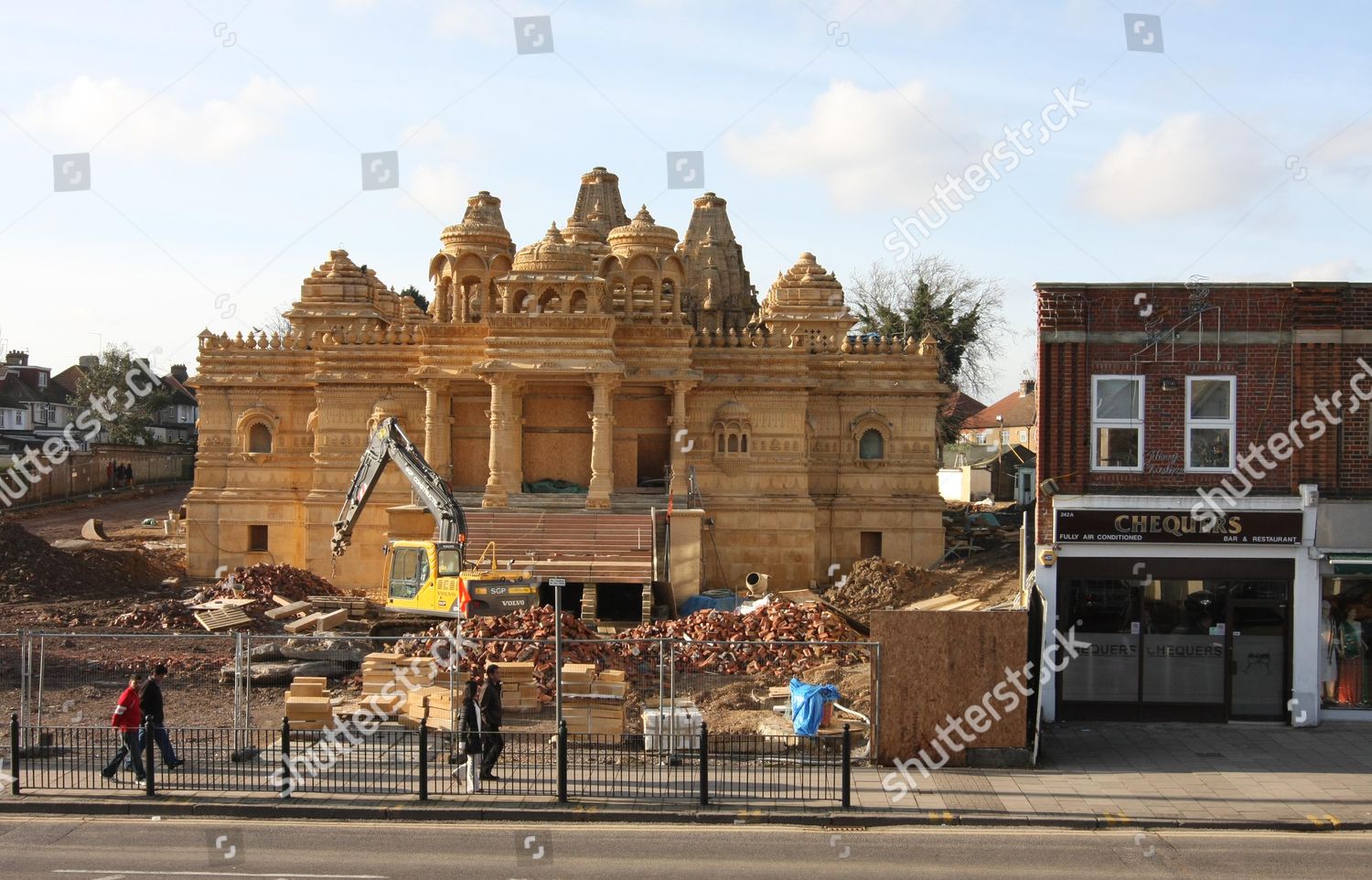 Shree Sanatan Hindu Mandir Temple Under Editorial Stock Photo - Stock ...