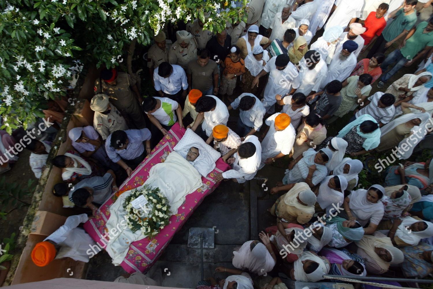 Slain Indian Army Officer Lieutenant Navdeep Editorial Stock Photo ...