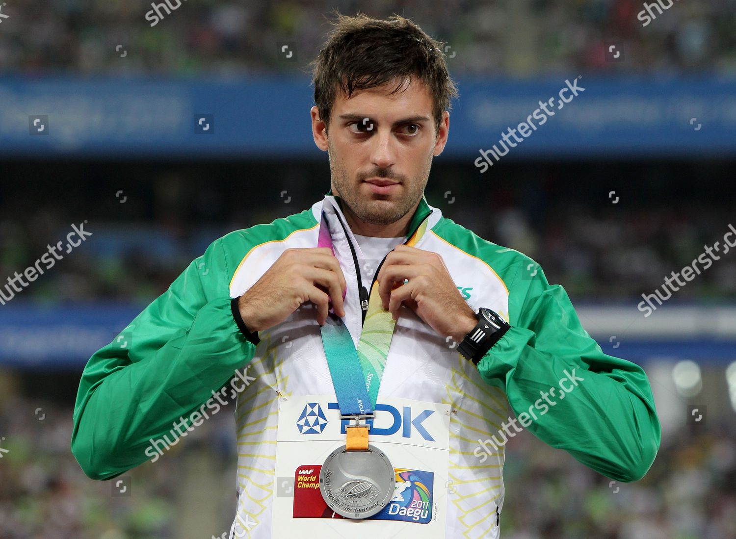 Silver Medalist Mitchell Watt Australia On Editorial Stock Photo ...